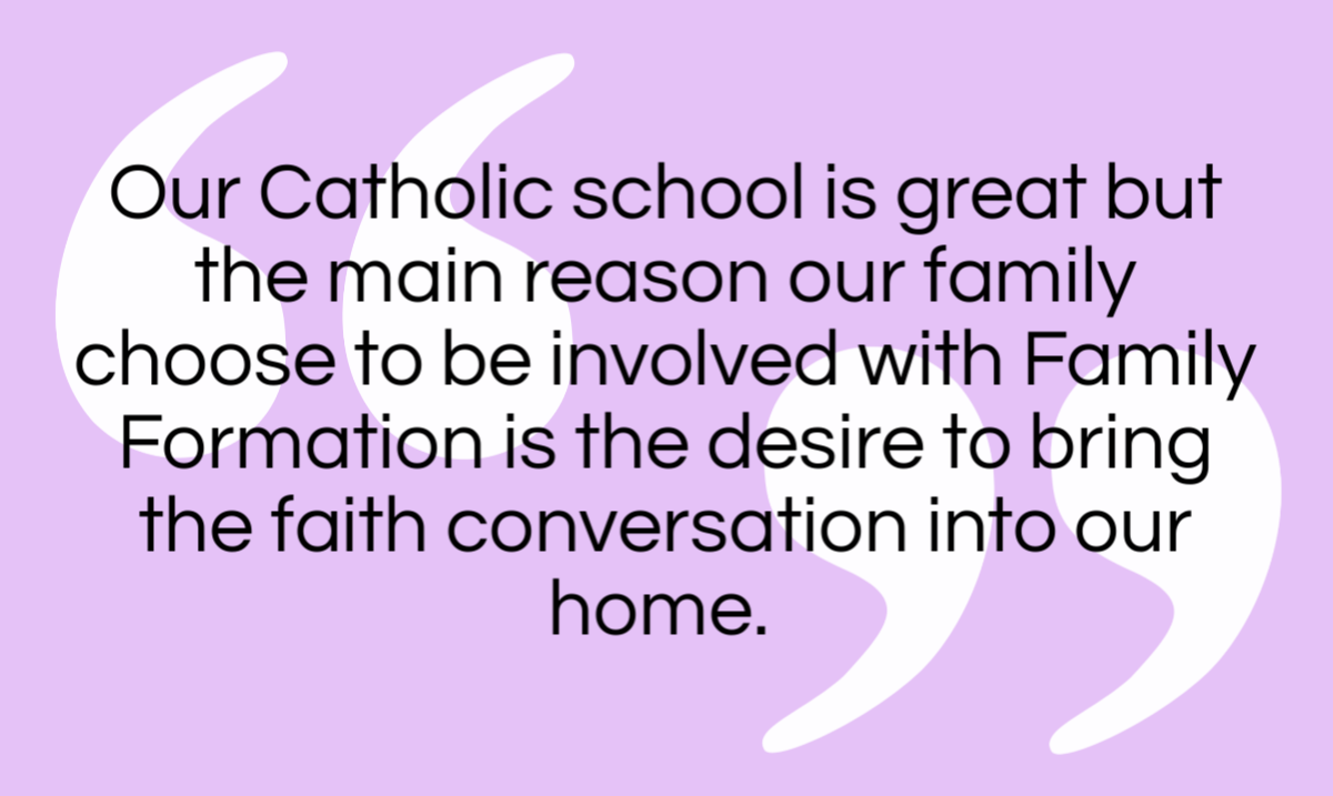 Family Formation and Catholic School: Why do Both? – Family Formation